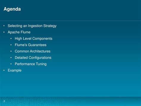 Ppt Apache Hadoop Ingestion Patterns And Apache Flume Powerpoint Presentation Id2168359