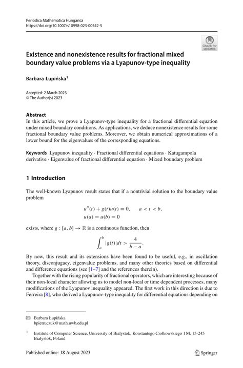 Pdf Existence And Nonexistence Results For Fractional Mixed Boundary Value Problems Via A