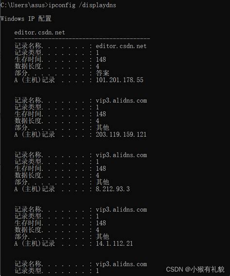 计算机网络——实验1 验证性实验 小猴有礼貌的博客 csdn博客