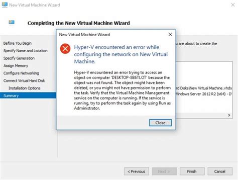 Hyper V Error The Images Hash And Certificate