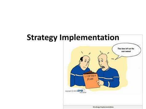 Implementation Of Strategy Ppt