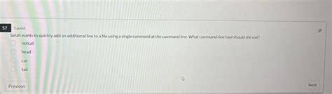 Solved 1 ﻿pointselah Wants To Quickly Add An Additional Line