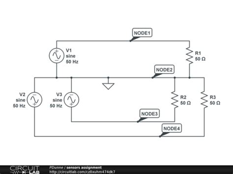 Sensors Assignment Circuitlab