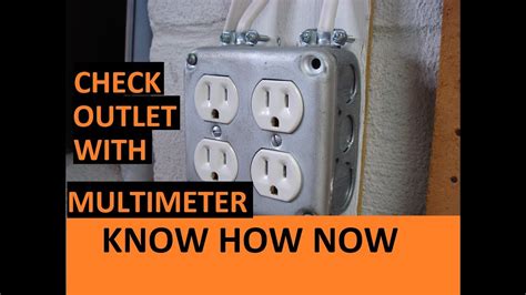 How To Test An Outlet With A Multimeter YouTube