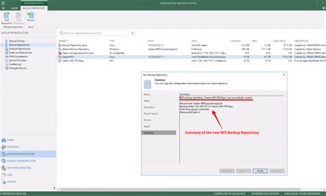 Veeam NFS Backup Repository Rhyshammond Com