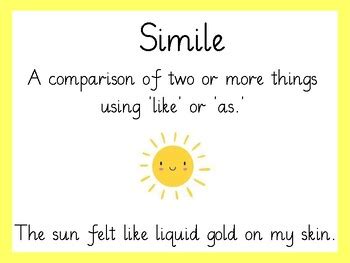 Figurative Language Posters By Cameron Cairns TPT