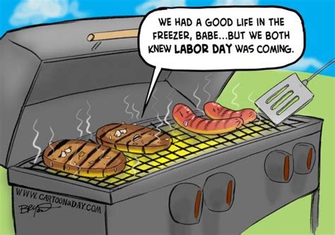 Happy Labor Day 2012 Cartoon Cookout Cartoon Happy Labor Day Life