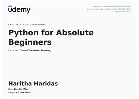 Python Learningjourney Skilldevelopment Udemy Edstemtechnologies Haritha Haridas