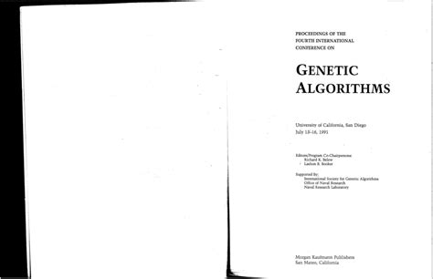 Pdf Preventing Premature Convergence In Genetic Algorithms By Preventing Incest