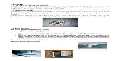 Ondas Tipos Pdf Document