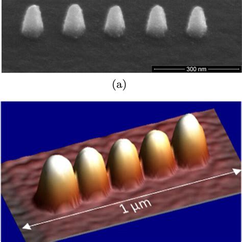 A Scanning Electron Microscope Image Of An Array With Pillars Of Download Scientific Diagram