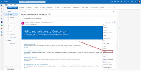 How To Print An Email In Outlook