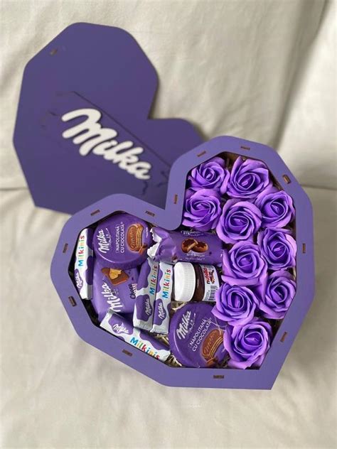 Бокс Milka 💜🐄 — ціна 950 грн у каталозі Шоколад Купити товари для дому