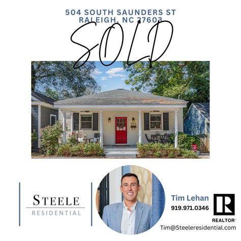 Steele 🎉 Sold Congratulations To Realtor Tim Lehan And His Seller On The Successful Sale Of