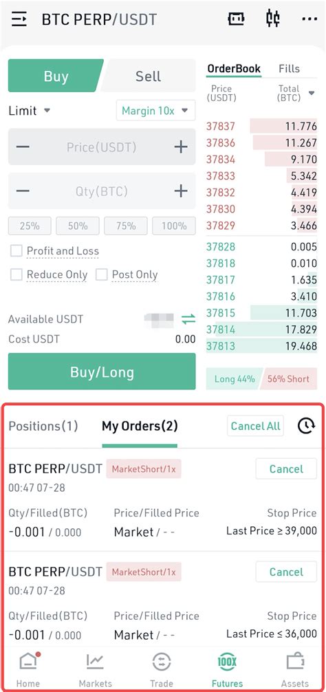 How To Set Take Profit And Stop Loss When Placing An Order In Kucoin