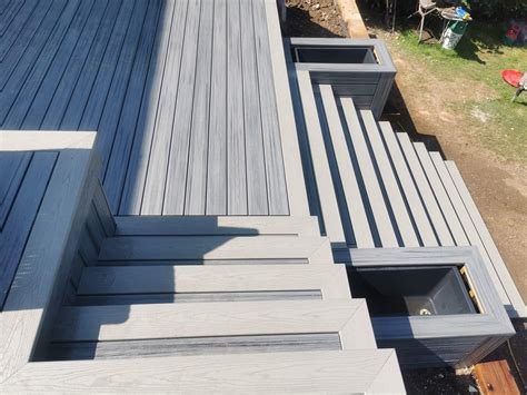 Split Level Decking In Purley Surrey Trex Transcend Decking