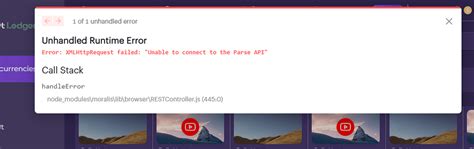 Solved Unable To Connect To The Parse Api Moralis General Moralis