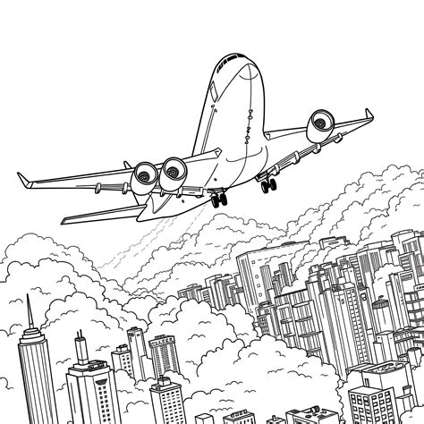 Coloring Pages Skyline 2025