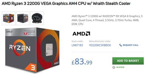 Amd Ryzen G And Ryzen G Get Prices Cut Components News Hexus Net