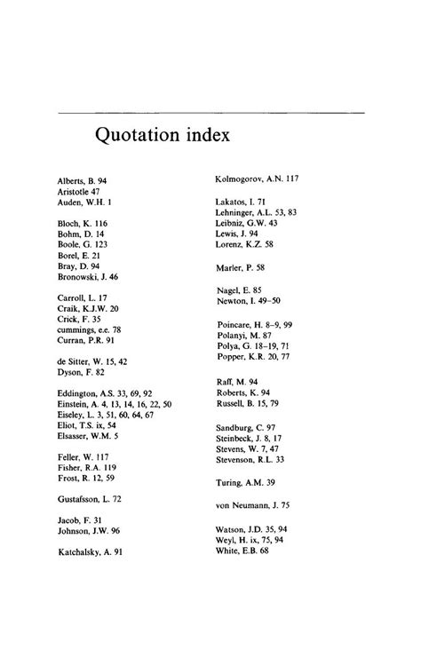 Quotation Index Templets And The Explanation Of Complex Patterns