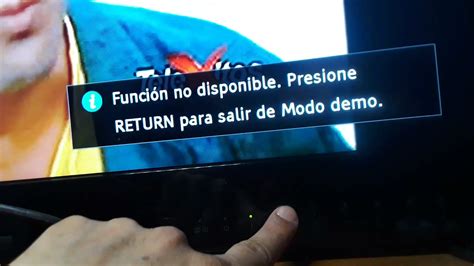 Quitar El MODO DEMO TV Sony Remove Mode Demo YouTube