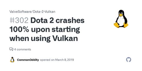 dota 2 crashes 100 upon starting when using vulkan · issue 302