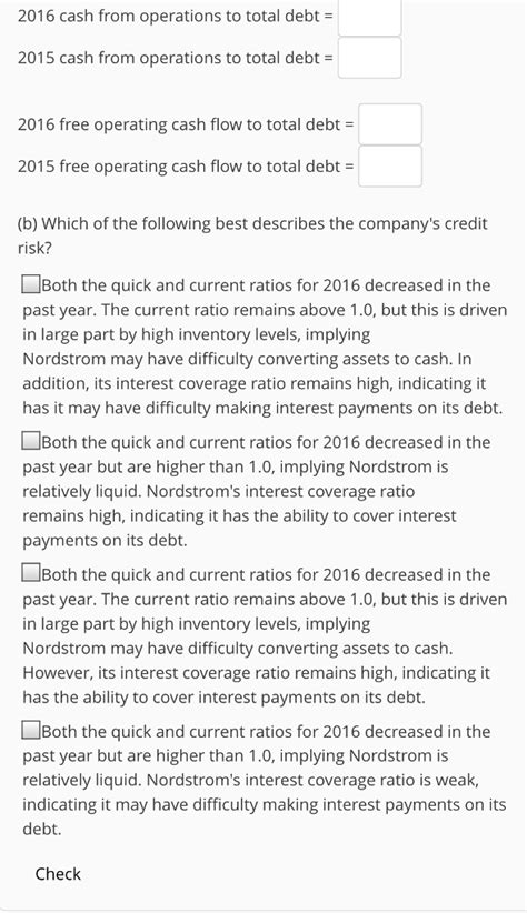 solved compute and interpret liquidity solvency and