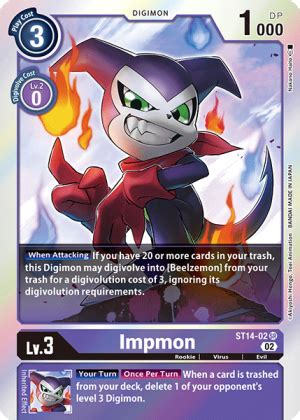 Impmon By Juno Digimoncard