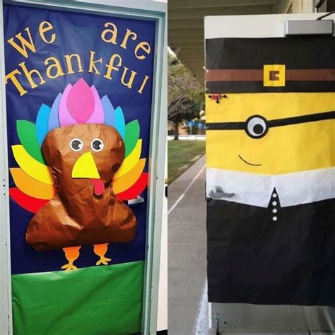 Turkey Classroom Door Decorating Ideas Thanksgiving Classroom Door