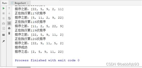 Java排序算法——猴子排序（bogo Sort）java猴子排序 Csdn博客
