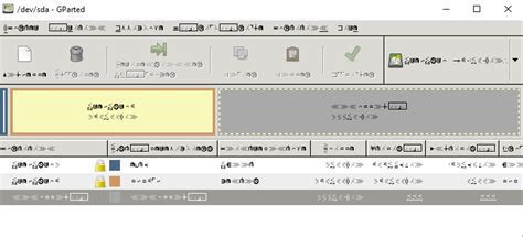 Partitioning Gparted And Character Encoding Problem Ask Ubuntu