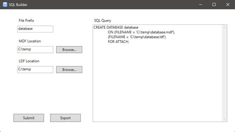 sql builder