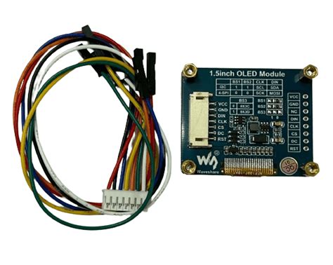 1 5inch oled module waveshare display lcd led display campus component
