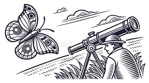 Telescope Stars Illustration Astronomy Tool Space Observation