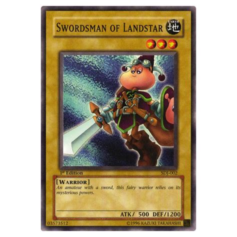 Yu Gi Oh Starter Deck Joey Swordsman Of Landstar Common Sdj 0