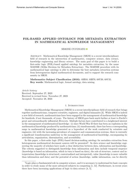 Pdf Fol Based Applied Ontology For Metadata Extraction In