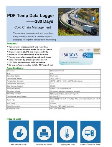 Single Use Temperature Data Logger 1 At Rs 1000 In Tundla Kham Id