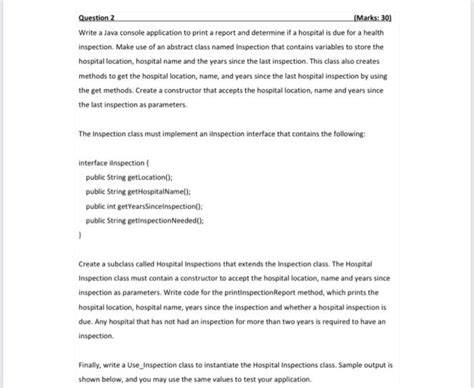 Solved Question 2 Marks 30 Write A Java Console