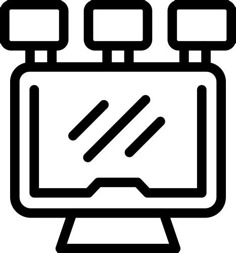 Traffic Data Share Icon Outline Logistics Vector Image