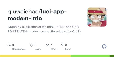 GitHub Qiuweichao Luci App Modem Info Graphic Visualization Of The MPCI E M And USB G LTE