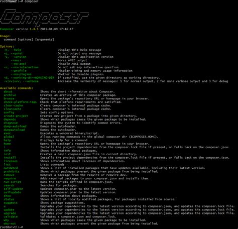 Как установить Composer Firstvds