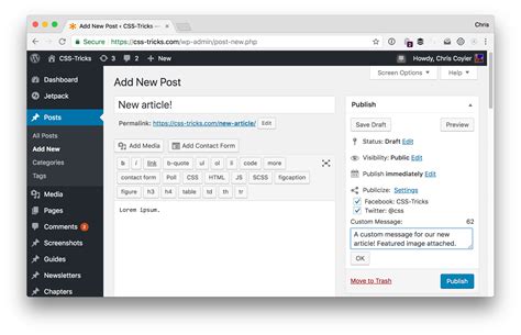 jetpack 的社交整合功能 css tricks 中文