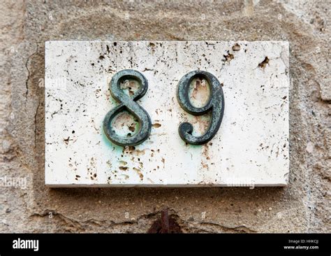 House Building Number Digit Indication Advertisement House Building Stock Photo Alamy