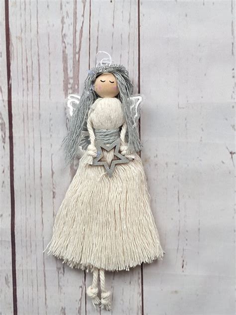 Macrame Angel Folksy
