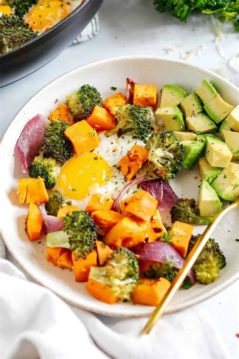 Roasted Veggie Breakfast Skillet Eat Yourself Skinny