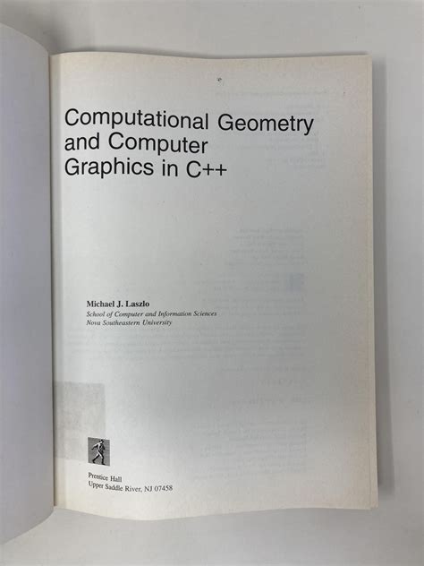 Computational Geometry And Computer Graphics In C By Laszlo Michael