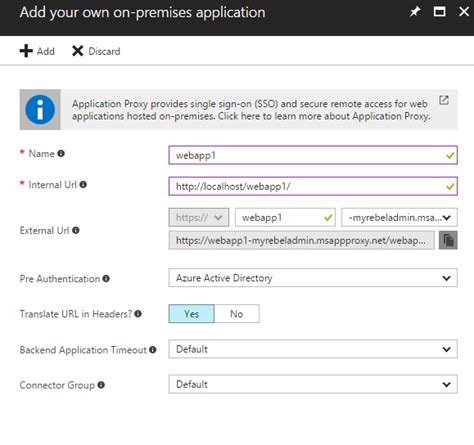 Azure Active Directory Application Proxy Part 02 Rebeladmin