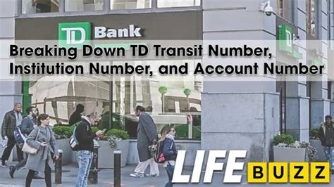Find Your TD Routing Number Transit Number In Canada