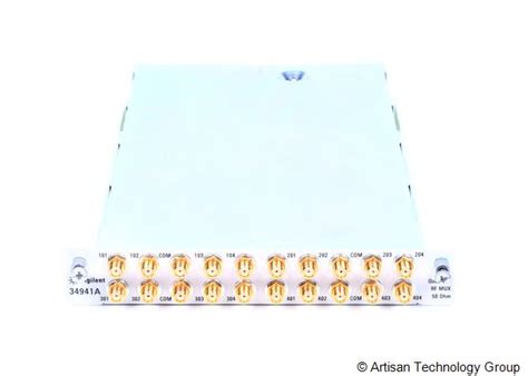 Hp 34941a Quad 1x4 50 Ohm 3 Ghz Rf Multiplexer Artisantg™