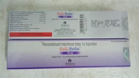 Relibeta 30 Mg Recombinant Interferon Beta 1a Injection At ₹ 6775 Piece Rebif Injection In